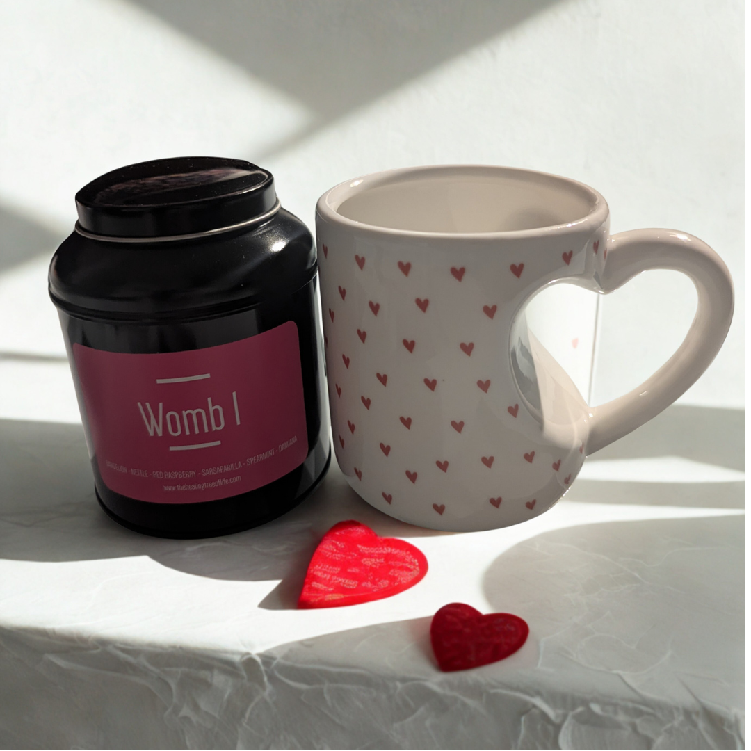 Valentine's Day Tea Gift Set | Fertility Tea + Cute Mug Gift – THE ...